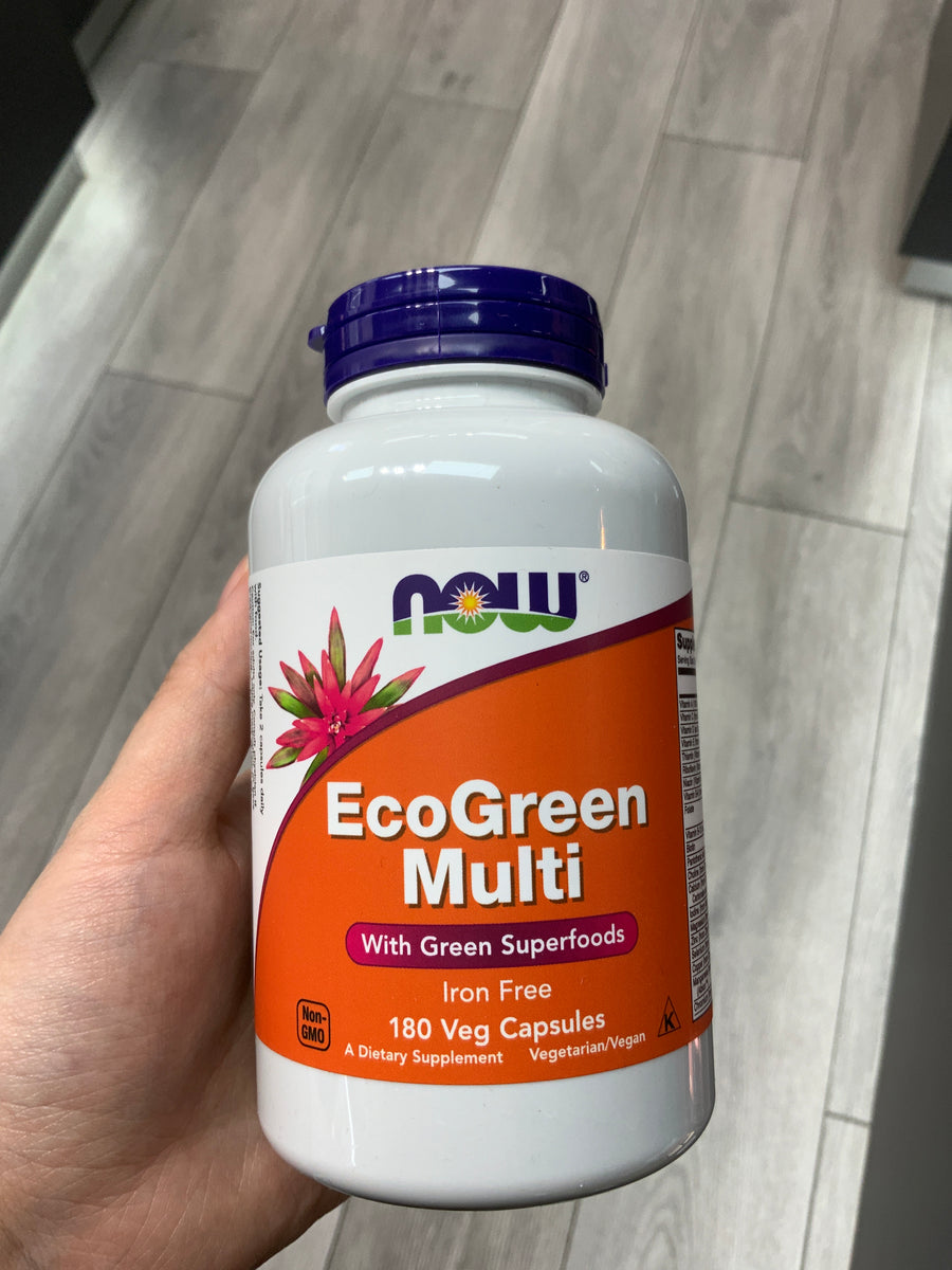 NOW Foods EcoGreen Multi 180 Veg Capsules Exp. 12/2025 – NATURE HUB
