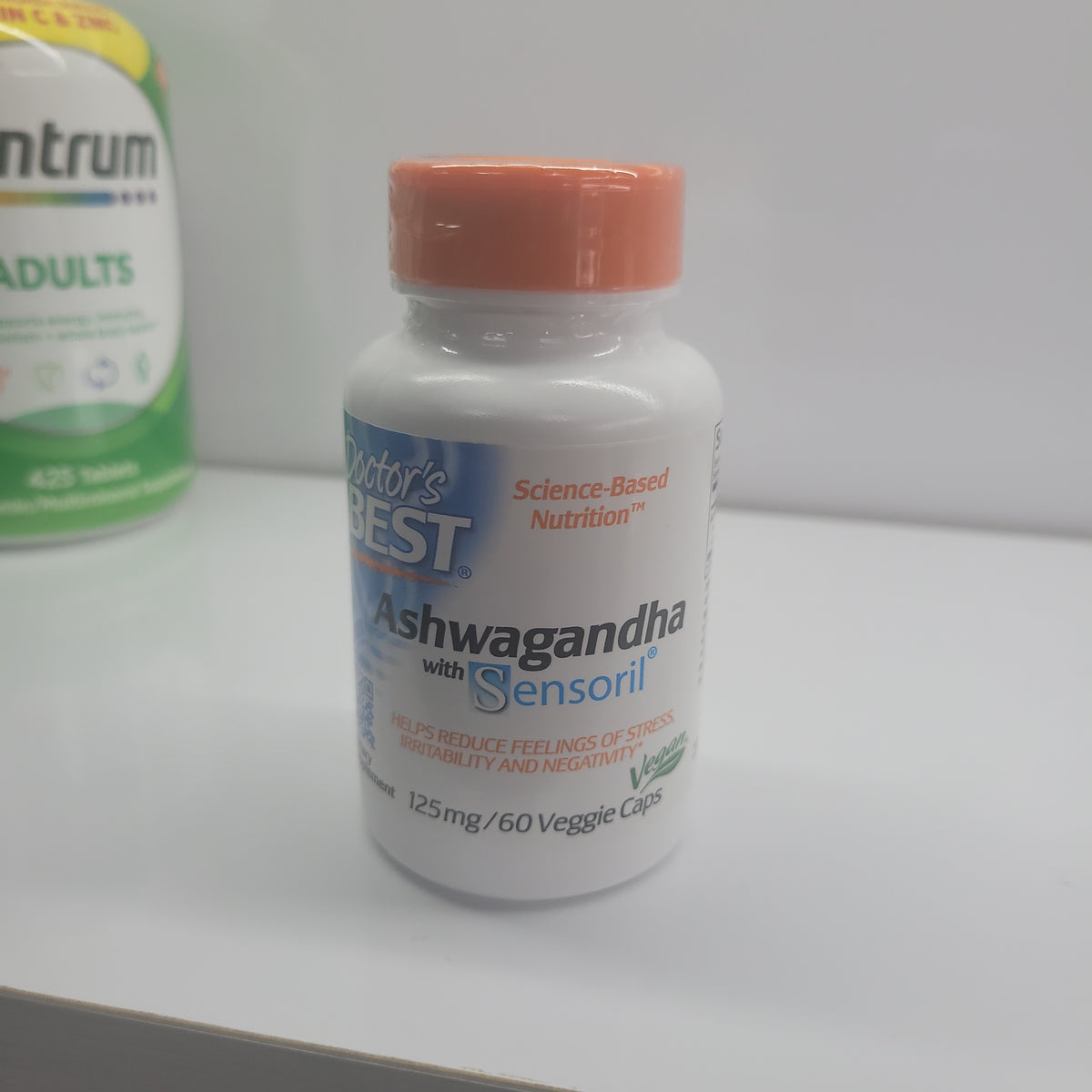 Doctor's best ashwagandha with Sensoril 125mg 60 veggies exp.2/24 ...