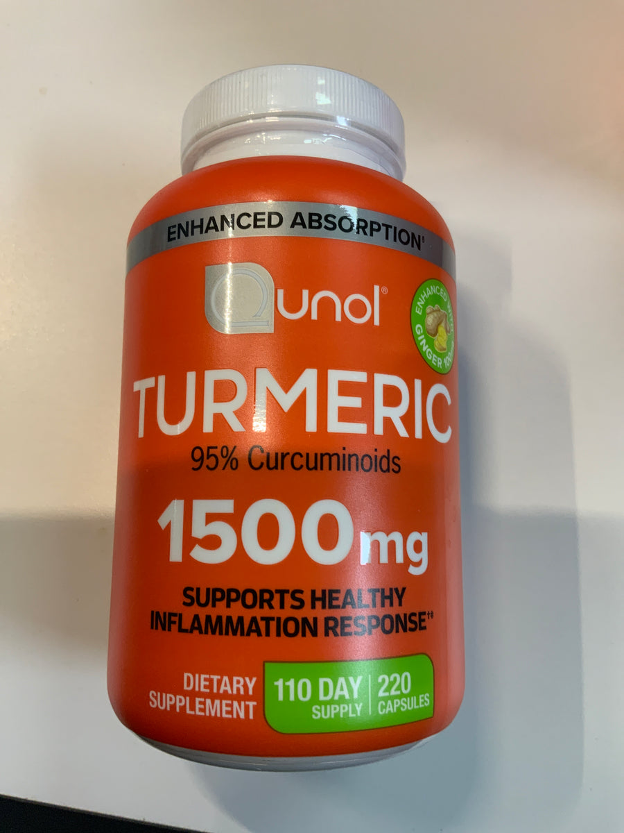 Qunol Turmeric 1500mg 220 Caps – NATURE HUB