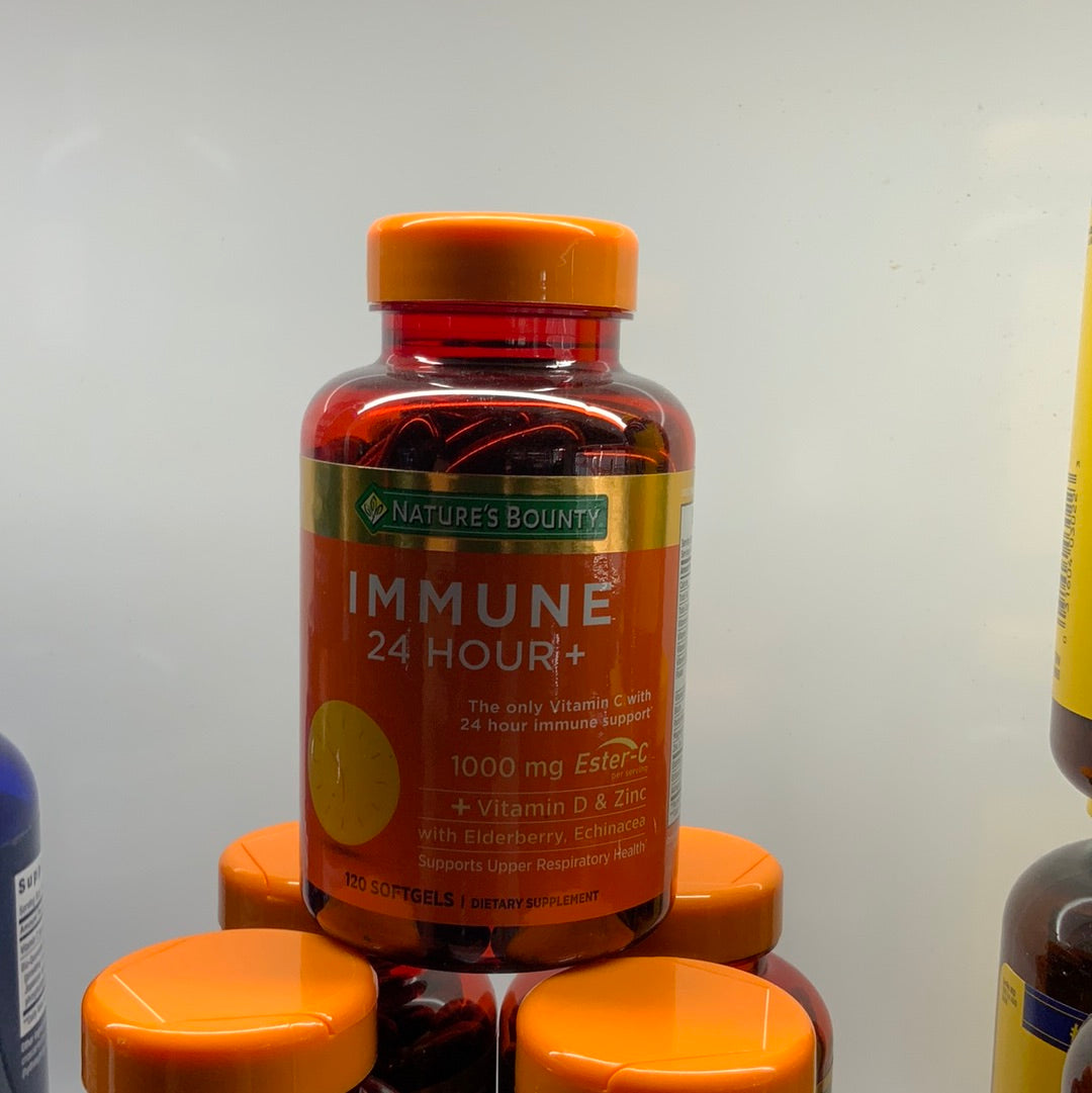 Nature’s Bounty Immune 24 hours 1000 MG 120 softgels – NATURE HUB