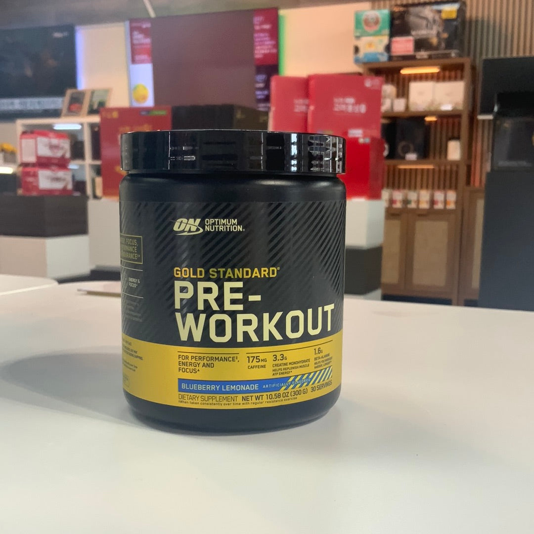 Optimum nutrition Gold standard pre workout blueberry lemonade, 10.58 ...