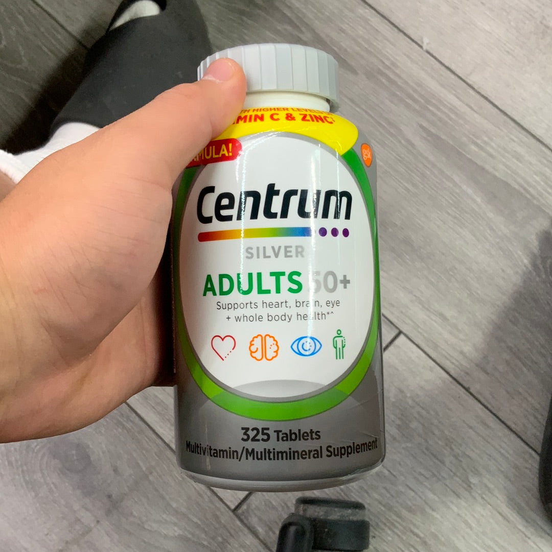 Centrum silver 50+ multivitamin, adult 325 tablets – NATURE HUB