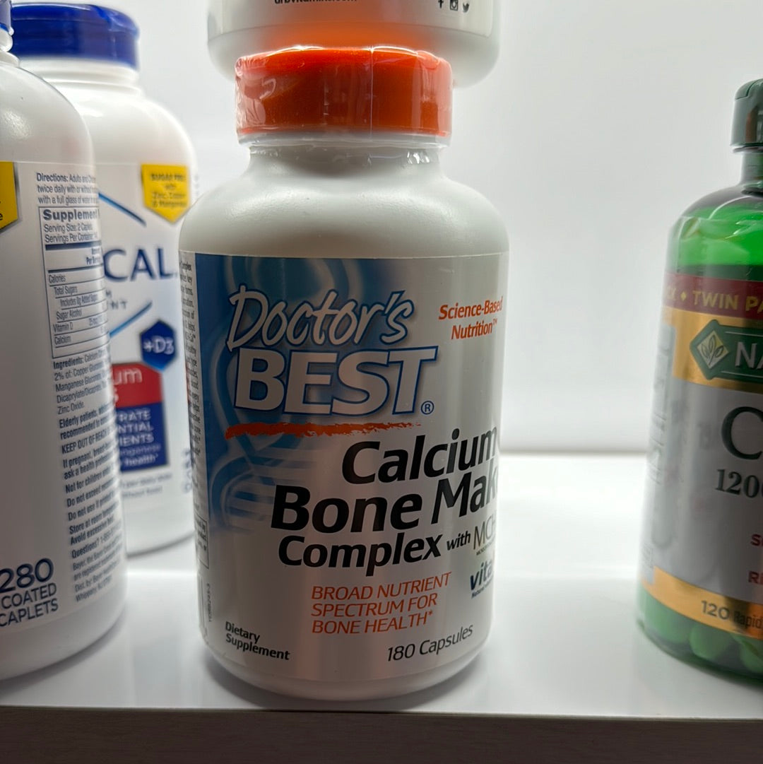 Doctor’s Best Calcium Bone Maker Complex With MCH, 180 Capsules ...