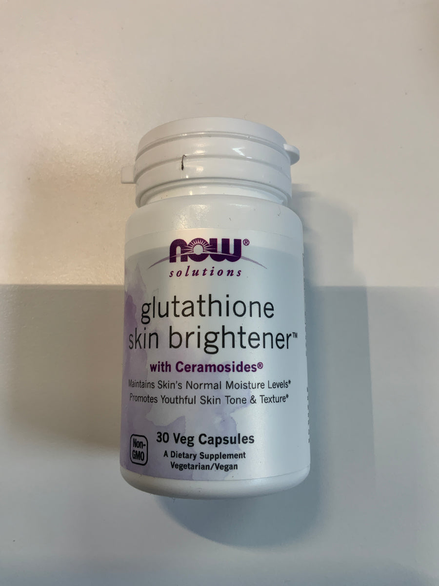 NOW Solutions Glutathione Skin Brightener 30Veg Caps – NATURE HUB
