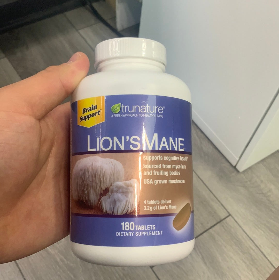 Trunature Lions mane,180 tablets – NATURE HUB
