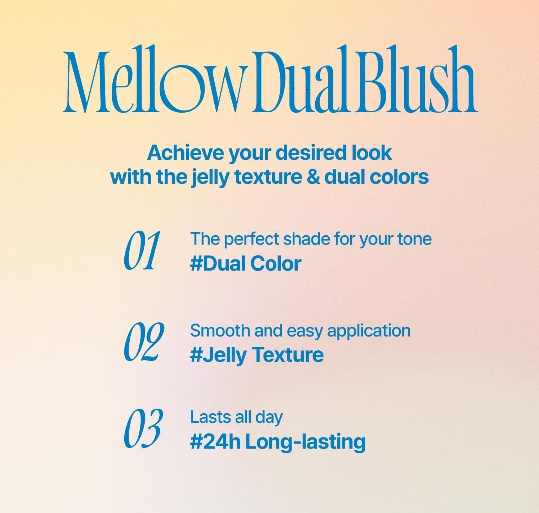 Fwee Mellow Dual Blusher RD02 Another Me – NATURE HUB