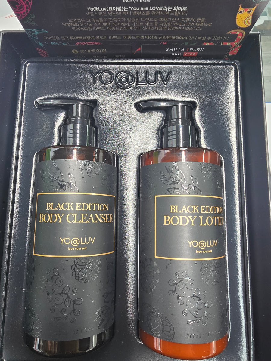 YO@LUV Black edition Body Lotion & Cleanser – NATURE HUB