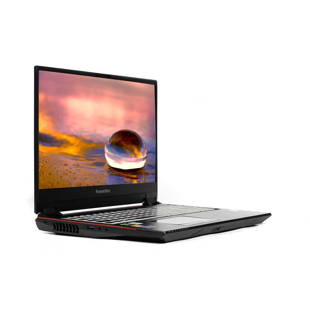 PowerSpec 1530 15.6" Gaming Laptop, Intel Core i7-10875H, nVidia RTX 2 ...